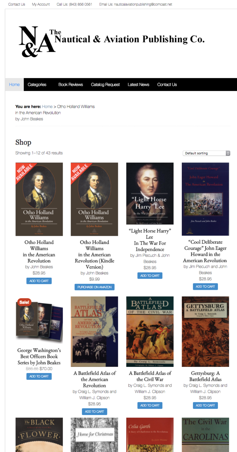 The Nautical & Aviation Publishing Co. of America | Wingspan Marketing